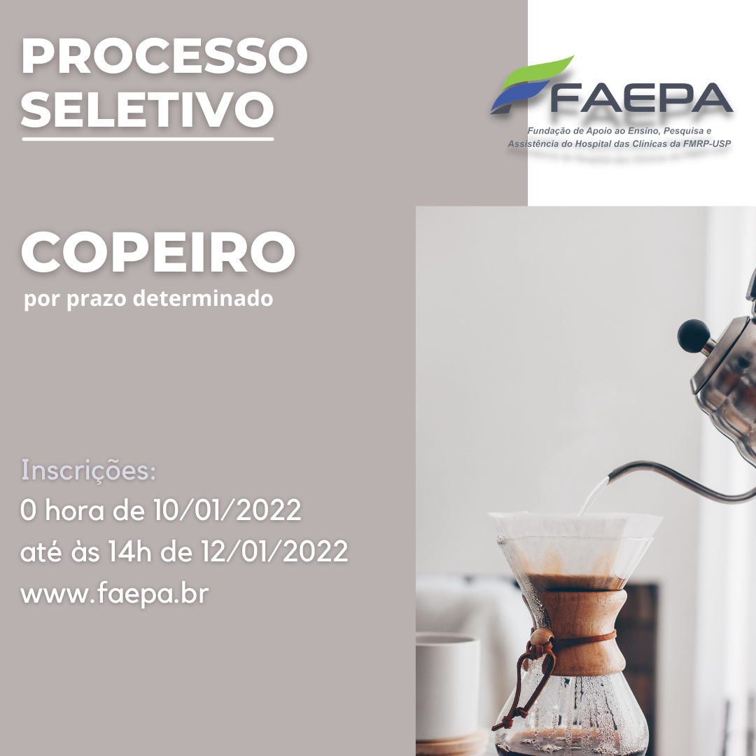 Processos Seletivos FAEPA - Inscrições Abertas - Hospital das Clínicas ...